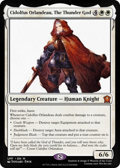 MTGNexus - Cidolfus Orlandeau, The Thunder God