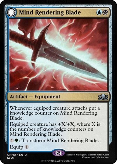 MTGNexus - Mind Rendering Blade // Plundered Mind Simulacrum
