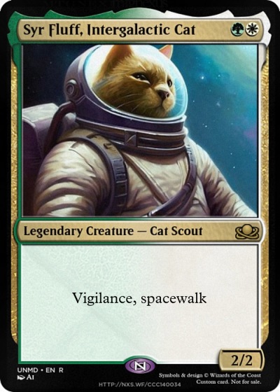 MTGNexus - Syr Fluff, Intergalactic Cat