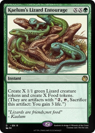 MTGNexus - Kaelum's Lizard Entourage