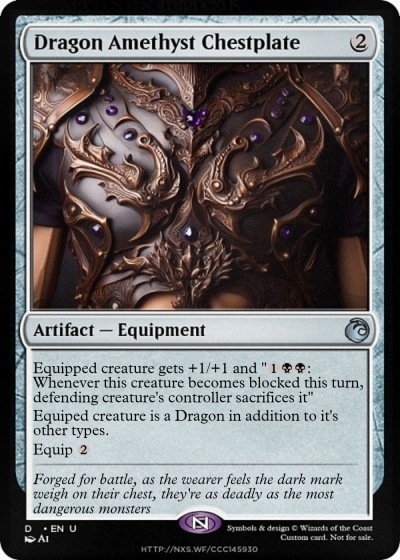MTGNexus - Dragon Amethyst Chestplate