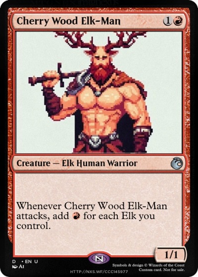 MTGNexus - Cherry Wood Elk-Man