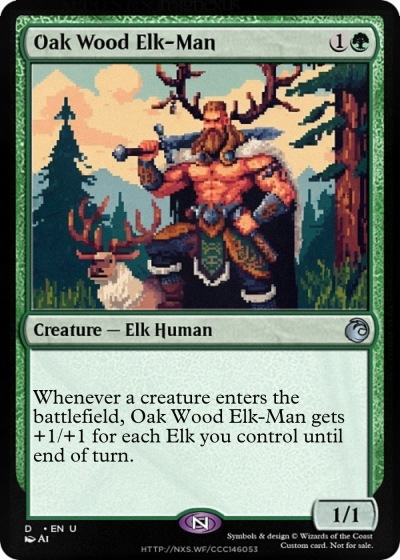 MTGNexus - Oak Wood Elk-Man