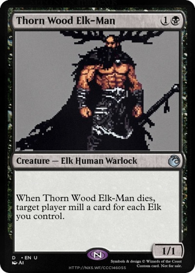MTGNexus - Thorn Wood Elk-Man
