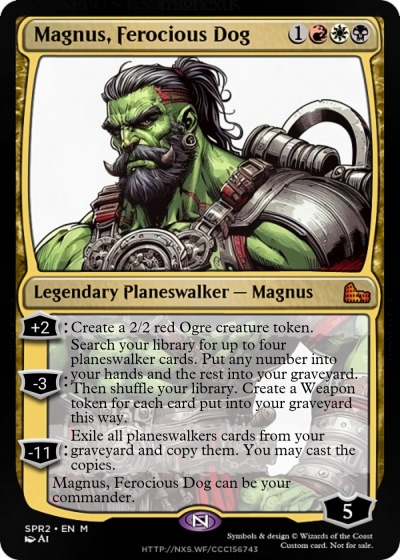MTGNexus - Magnus, Ferocious Dog