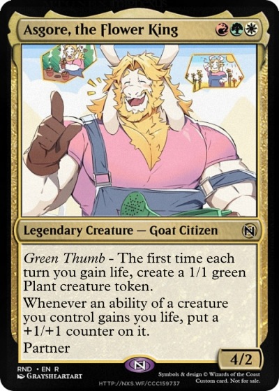 MTGNexus - Asgore, the Flower King