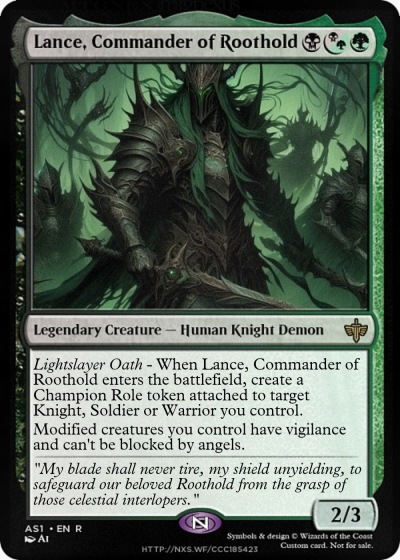 MTGNexus - Lance, Commander of Roothold