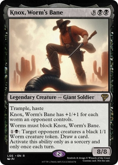 MTGNexus - Knox, Worm's Bane