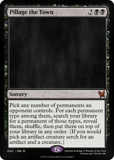 MTGNexus - Pillage the Town