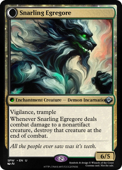 MTGNexus - Wild Tulpa // Snarling Egregore