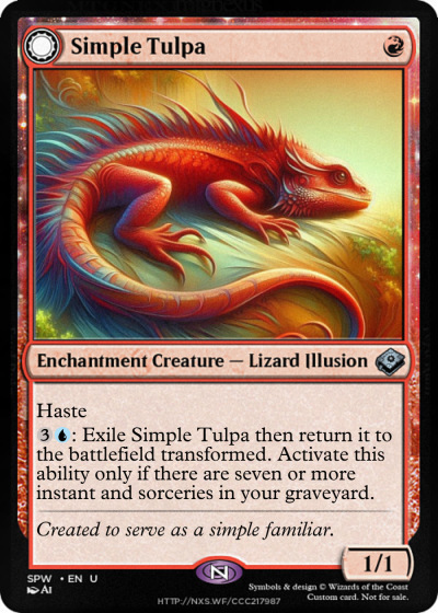 MTGNexus - Simple Tulpa // Passionate Egregore