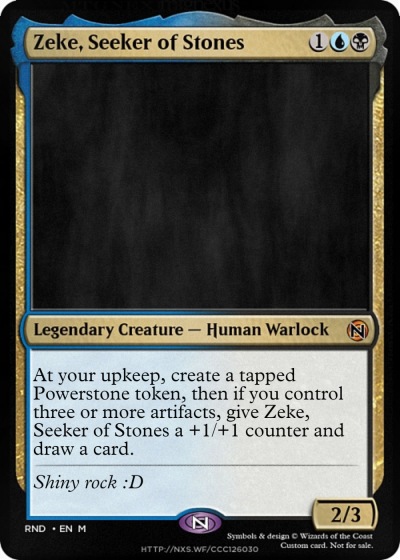MTGNexus - Zeke, Seeker of Stones