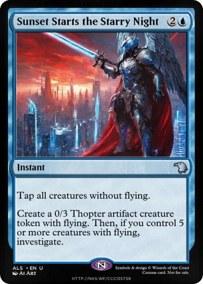 MTGNexus - Sunset Starts the Starry Night
