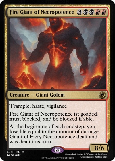 MTGNexus - Fire Giant of Necropotence