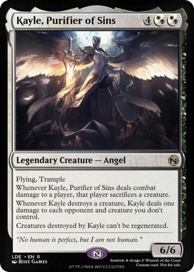 MTGNexus - Kayle, Purifier of Sins