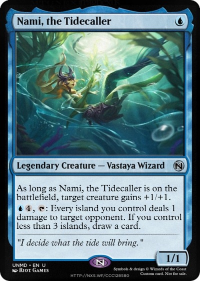 MTGNexus - Nami, the Tidecaller