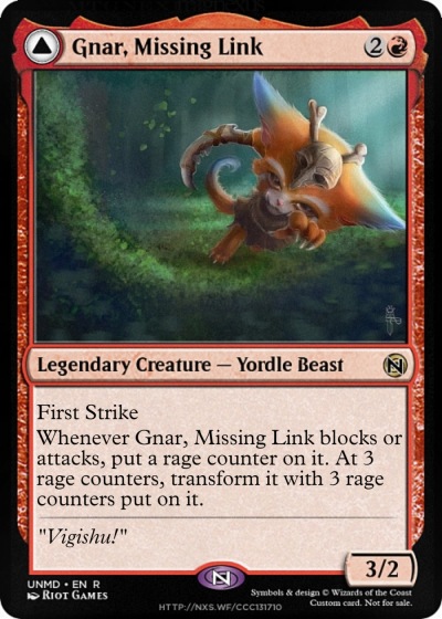 MTGNexus - Gnar, Missing Link // Mega Gnar