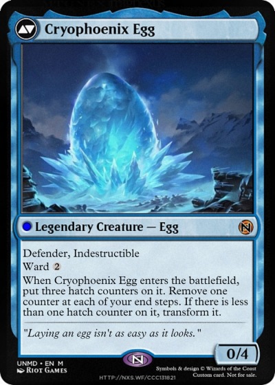 MTGNexus - Anivia, the Cryophoenix // Cryophoenix Egg
