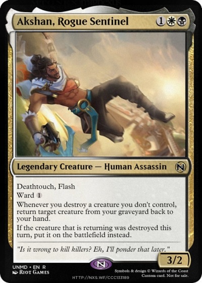MTGNexus - Akshan, Rogue Sentinel
