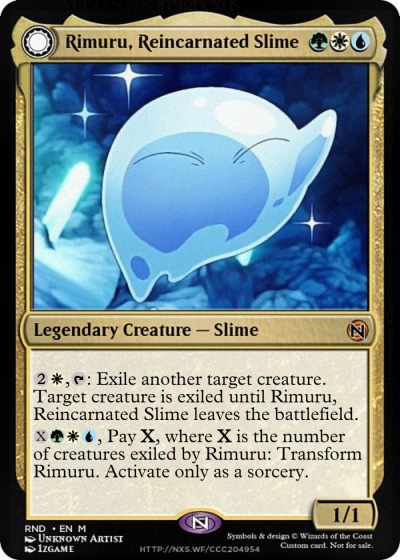 MTGNexus - Rimuru, Reincarnated Slime // Rimuru, King of the Monster Countr