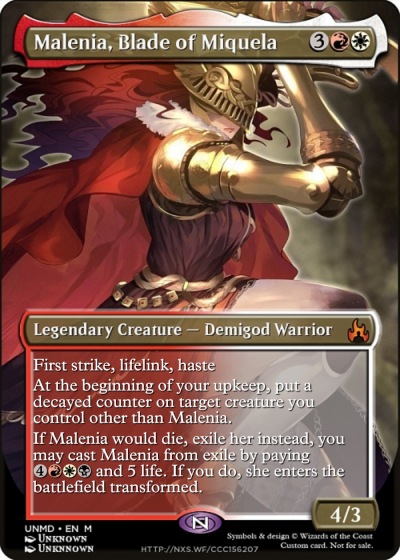 MTGNexus - Malenia, Blade of Miquela // Malenia, Goddess of Rot