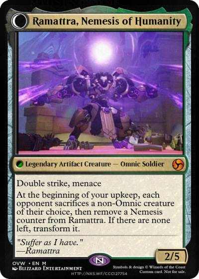 MTGNexus - Ramattra, Omnic Avenger // Ramattra, Nemesis of Humanity