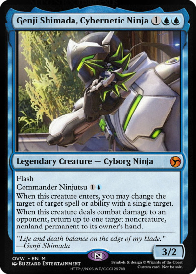 MTGNexus - Genji Shimada, Cybernetic Ninja