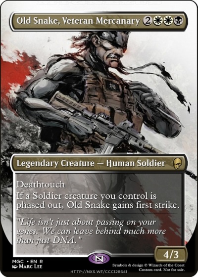 MTGNexus - Old Snake, Veteran Mercanary