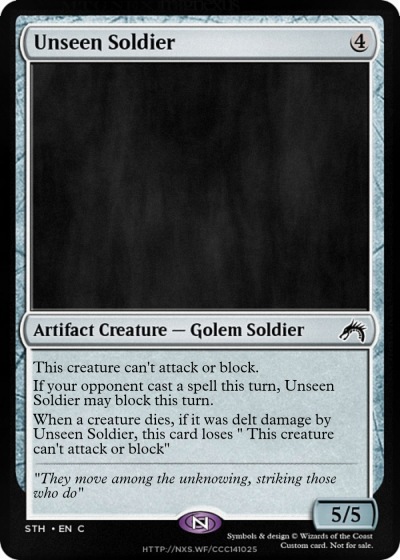 MTGNexus - Unseen Soldier