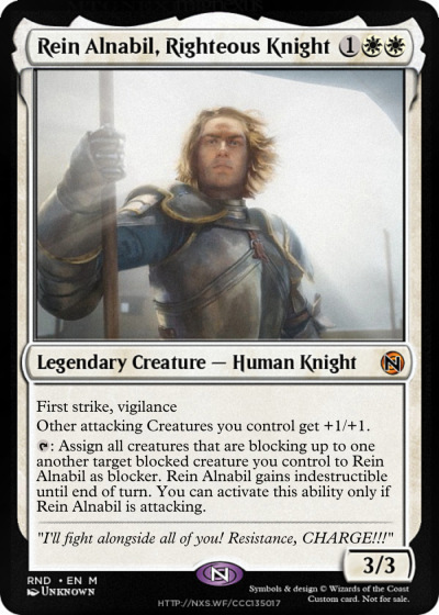 MTGNexus - Rein Alnabil, Righteous Knight