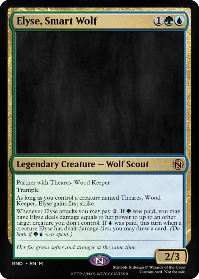 MTGNexus - Elyse, Smart Wolf