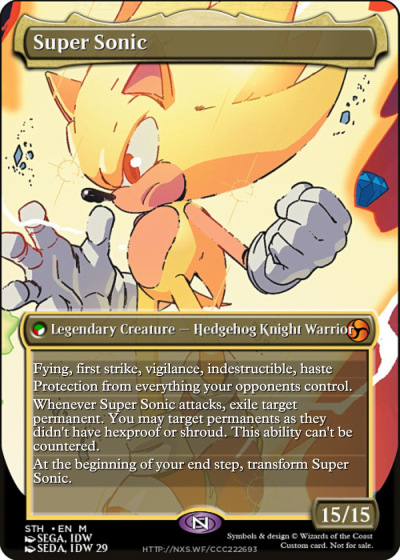 MTGNexus - Sonic, Free as the Wind // Super Sonic