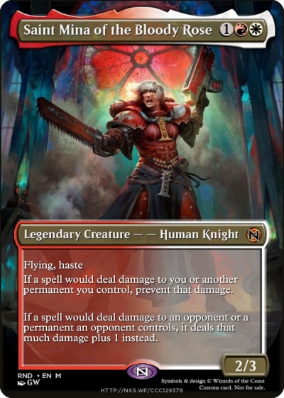 MTGNexus - Saint Mina of the Bloody Rose