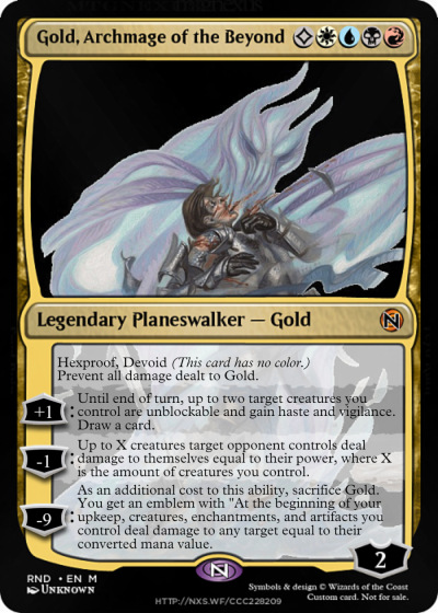 MTGNexus - Gold, Archmage of the Beyond