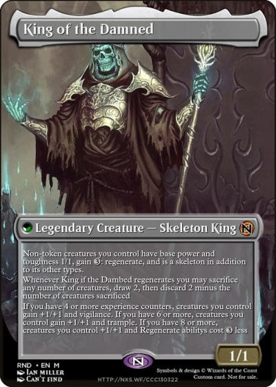 MTGNexus - Forgotten skeleton // King of the Damned