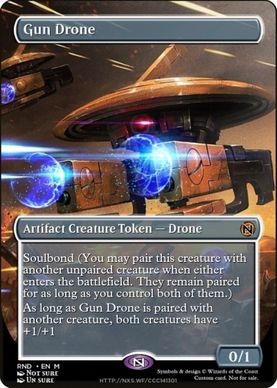 MTGNexus - Gun Drone // Shield Drone