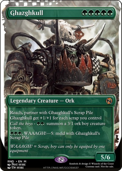 MTGNexus - Ghazghkull // Ghazghkull, prophet of Gork and Mork