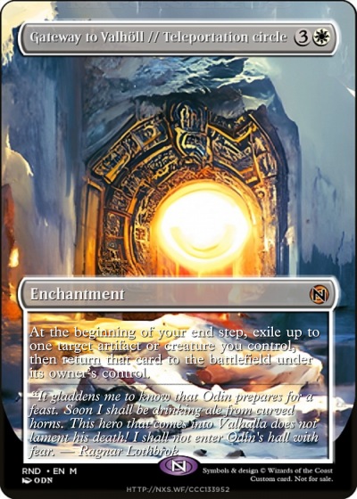 MTGNexus - Gateway to Valhöll // Teleportation circle