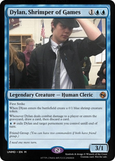MTGNexus - Dylan, Shrimper of Games