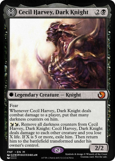 MTGNexus - Cecil Harvey, Paladin // Cecil Harvey, Dark Knight