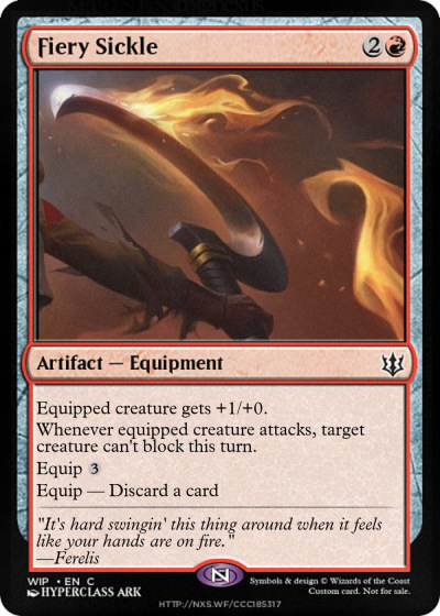 MTGNexus - Flamed Sickle