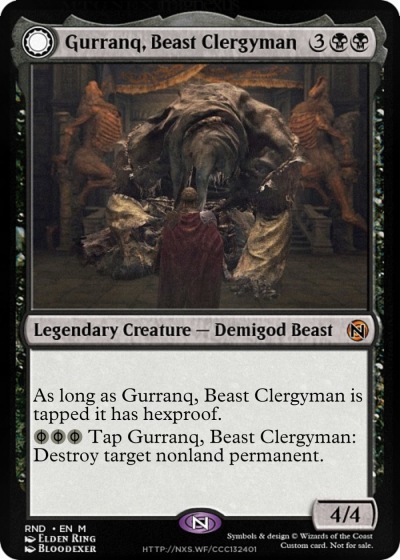 MTGNexus - Gurranq, Beast Clergyman // Maliketh, the Black Blade