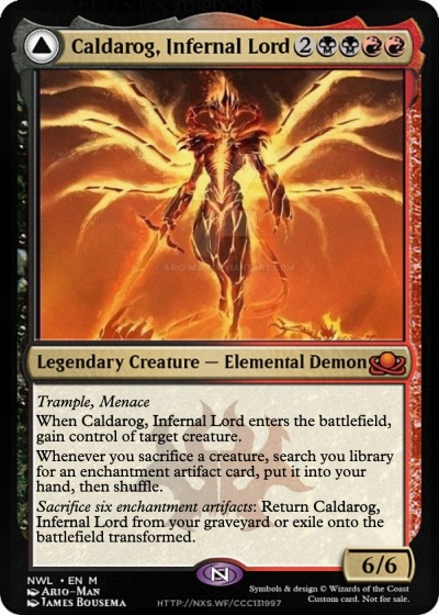 MTGNexus - Infernal Lord // Caldarog, Hell Incarnate