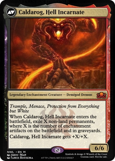 MTGNexus - Infernal Lord // Caldarog, Hell Incarnate