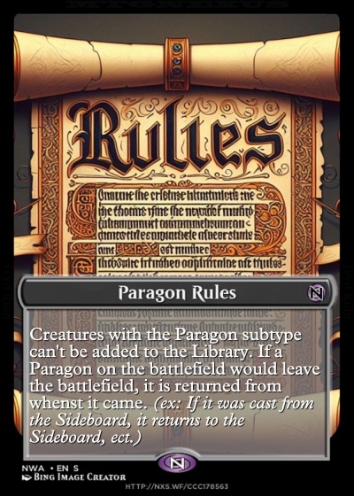 MTGNexus - Paragon Rules