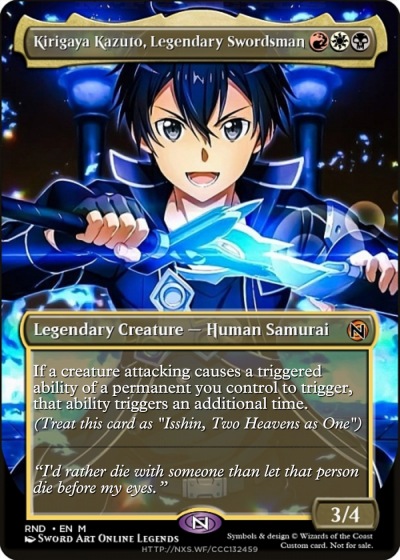 MTGNexus - Kirigaya Kazuto, Legendary Swordsman