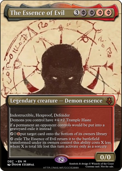MTGNexus - The Essence of Evil // Davoth, the dark lord