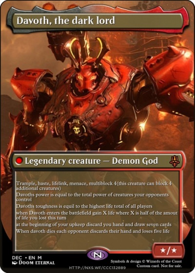 MTGNexus - The Essence of Evil // Davoth, the dark lord