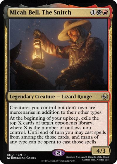 MTGNexus - Micah Bell, The Snitch
