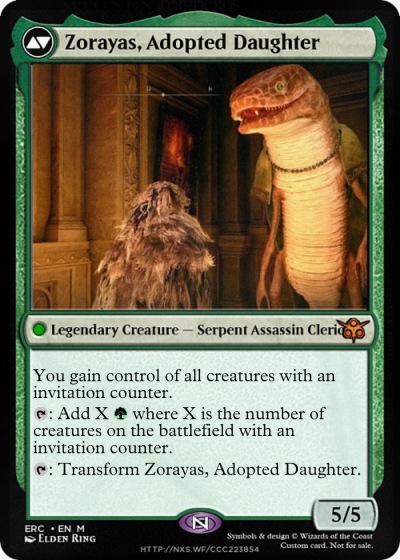 MTGNexus - Rya, Manor Recruiter // Zorayas, Adopted Daughter